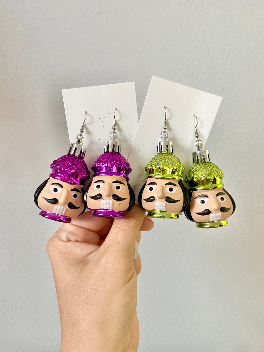 Bobblehead Nutcracker Earrings – Valois Designs